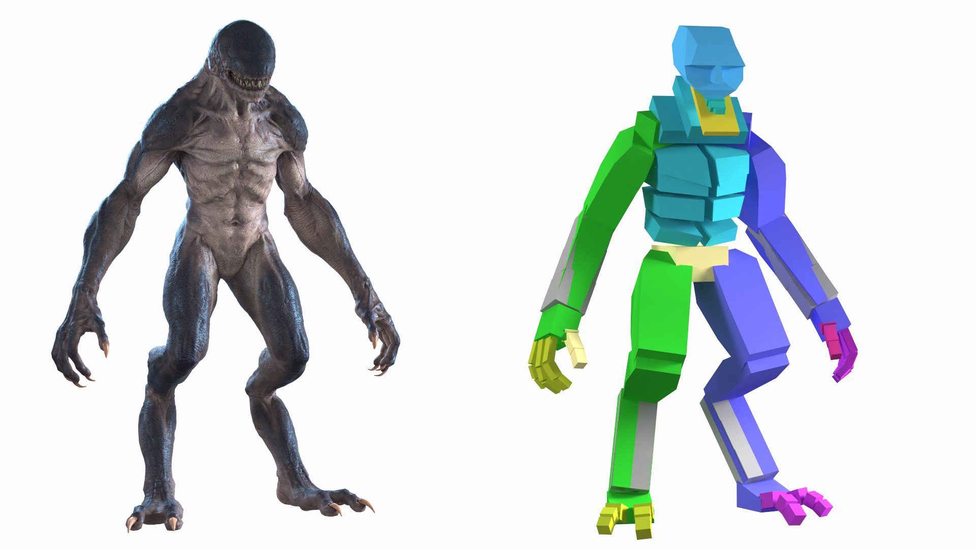 Monster Creature Rigged 3D Model - TurboSquid 1701499