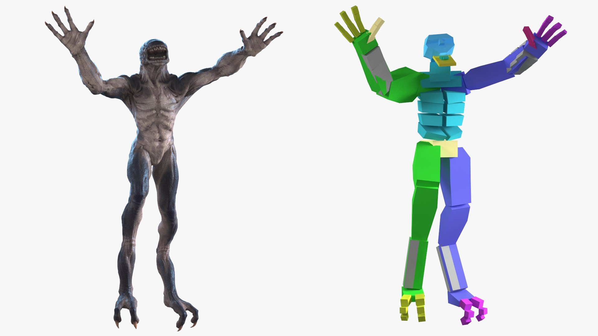 Monster Creature Rigged 3D Model - TurboSquid 1701499