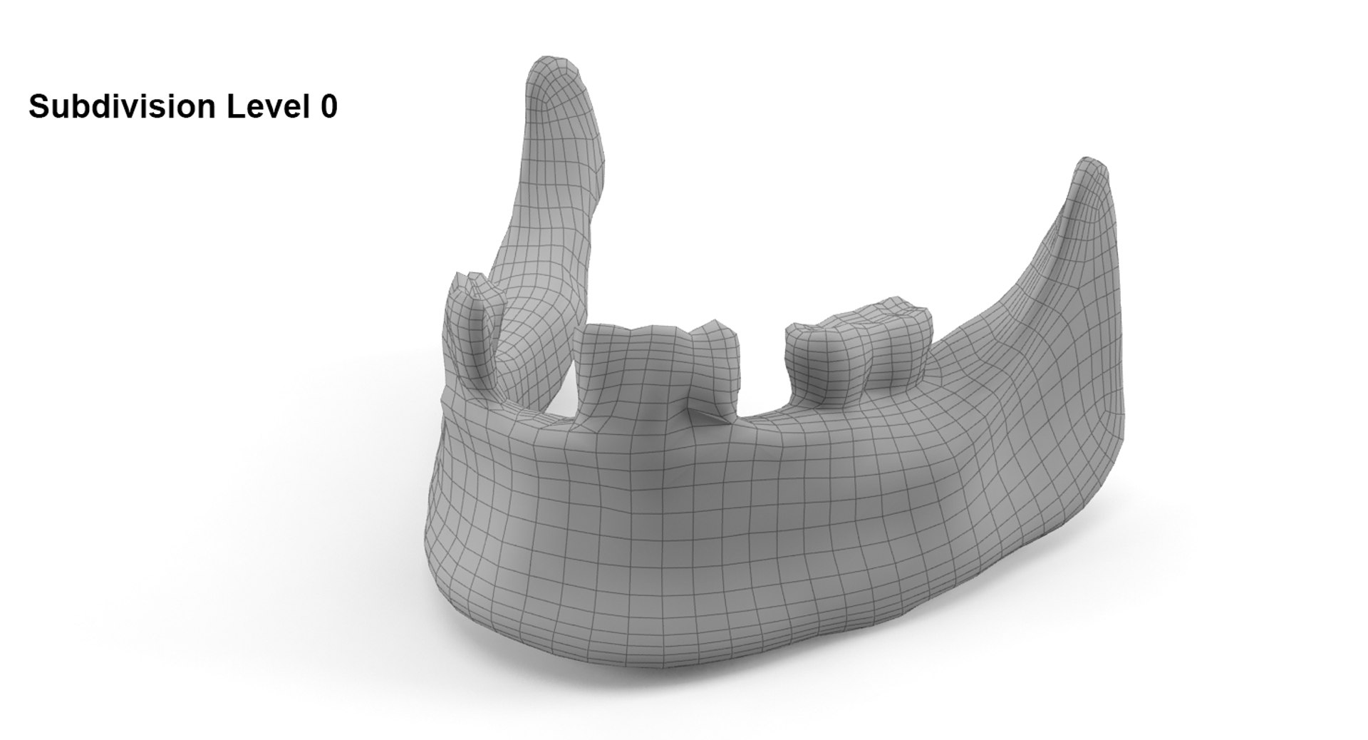 C4d Teeth Mold