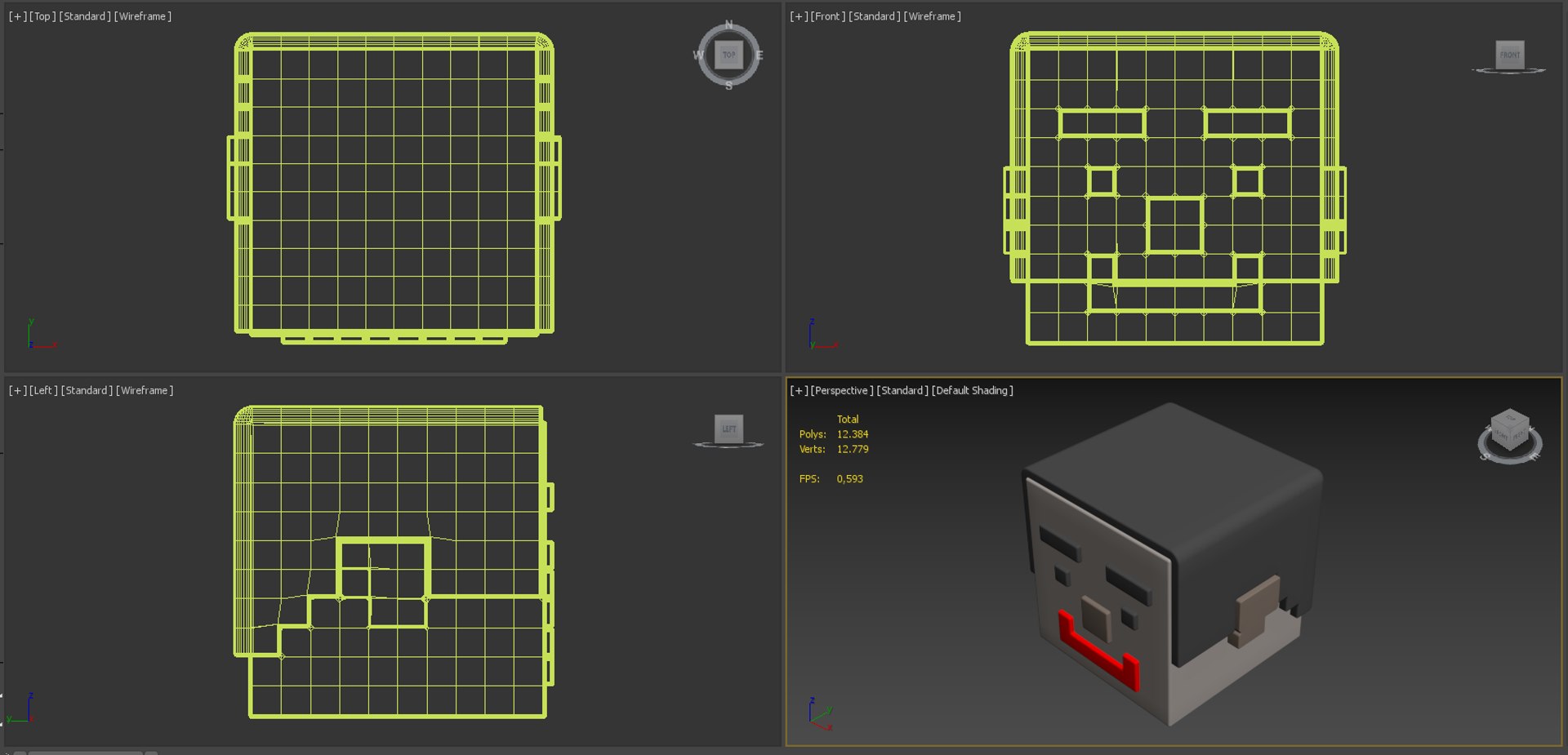 3D Pixel Character - TurboSquid 1960914