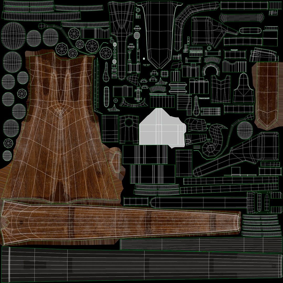 Rifle 8K PBR Textures 3D model - TurboSquid 2065293