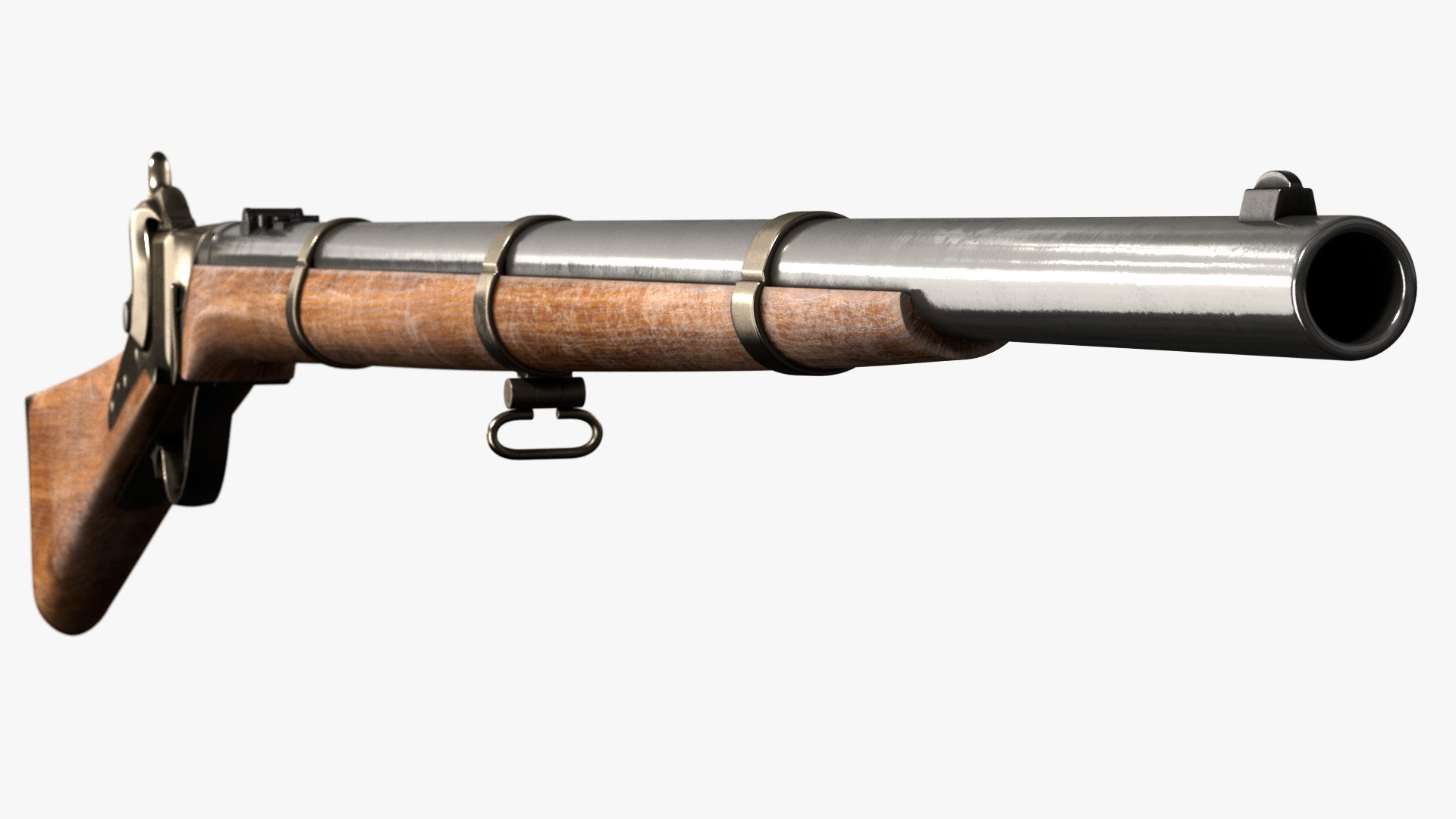 Rifle 8K PBR Textures 3D Model - TurboSquid 2065293