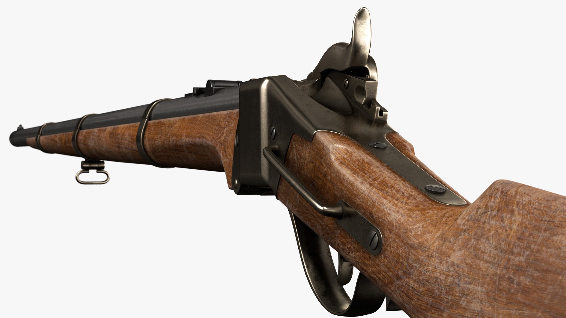 Rifle 8K PBR Textures 3D Model - TurboSquid 2065293