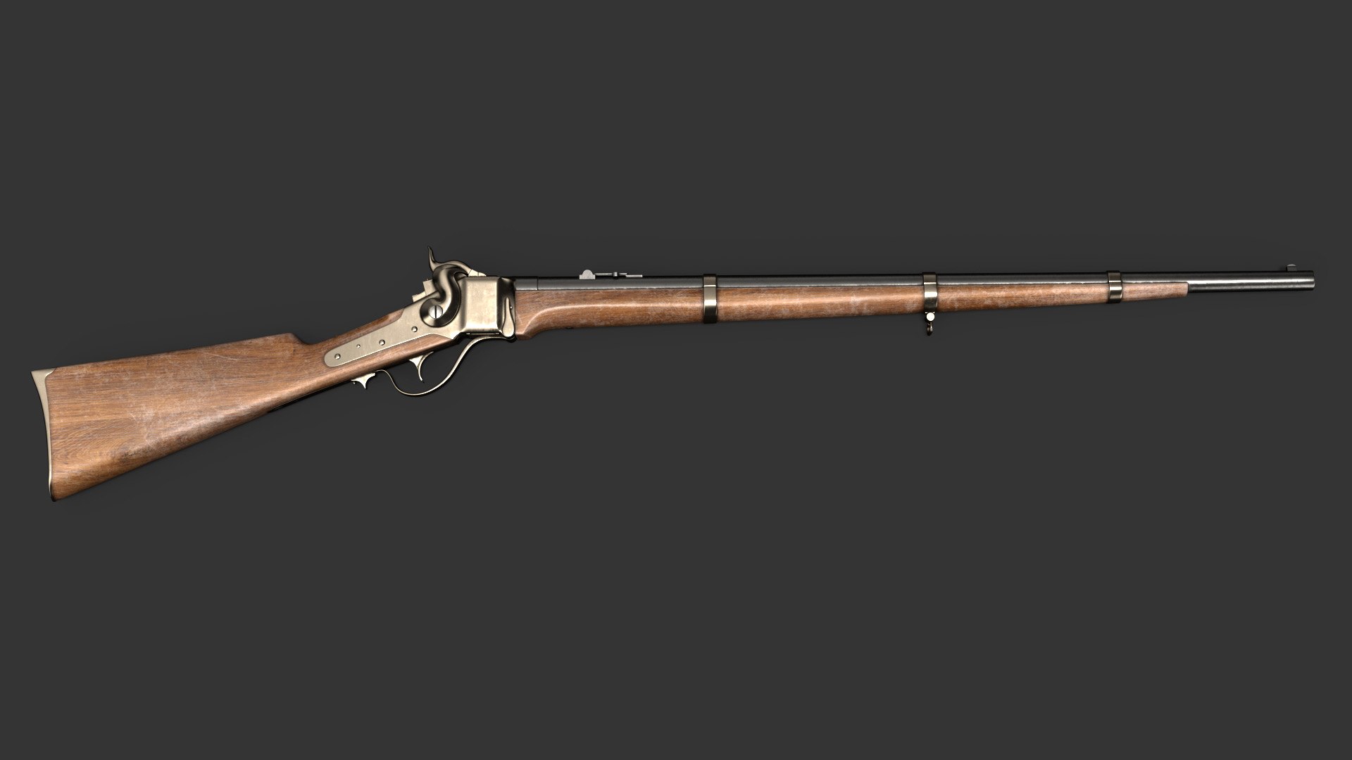 Rifle 8K PBR Textures 3D model - TurboSquid 2065293