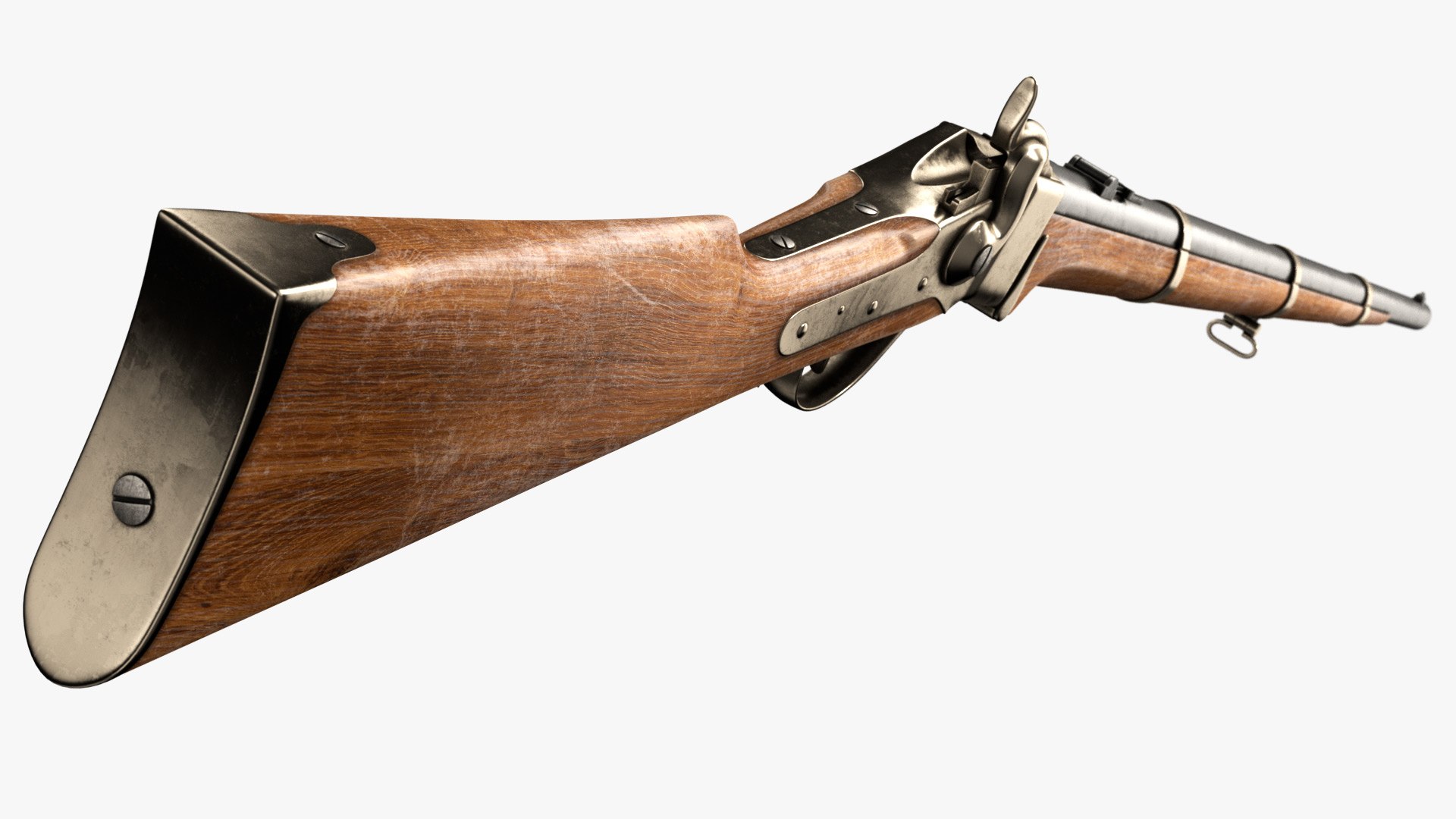 Rifle 8K PBR Textures 3D Model - TurboSquid 2065293