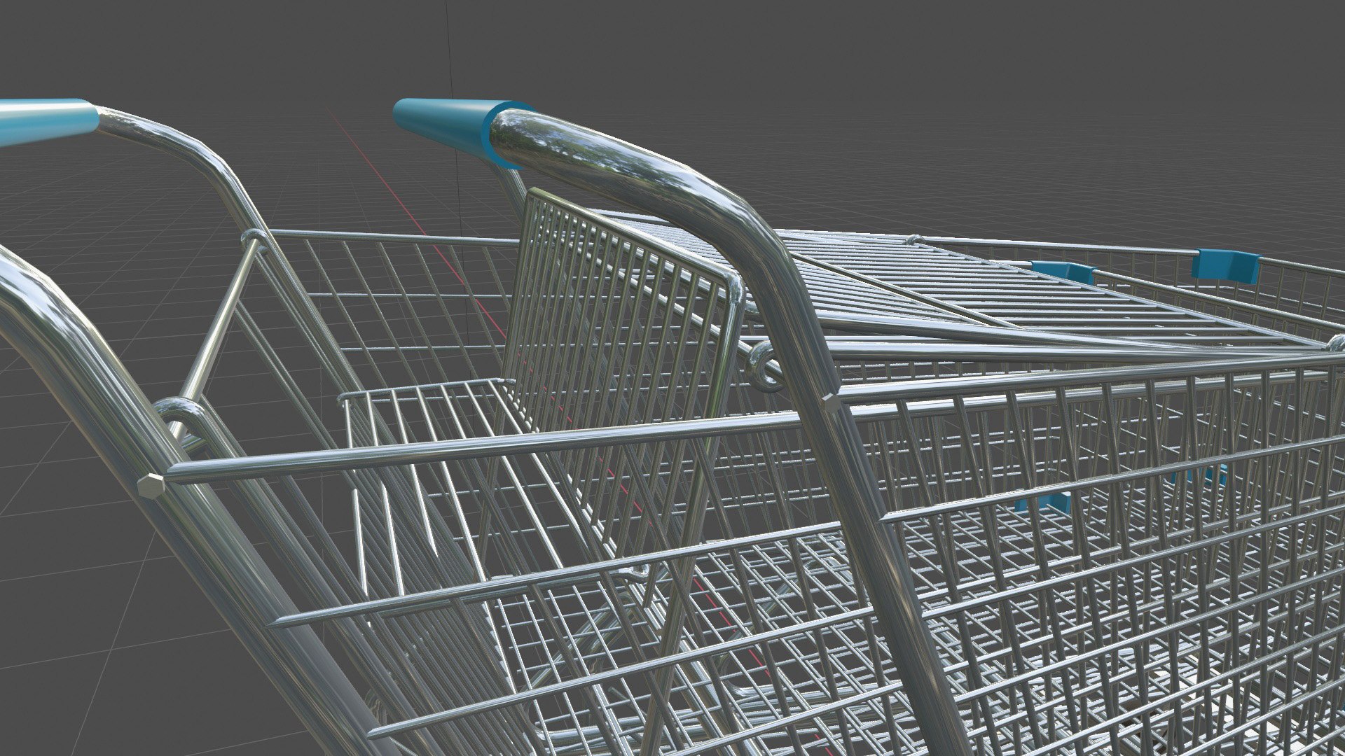 3D Shopping Cart Model - TurboSquid 2260284