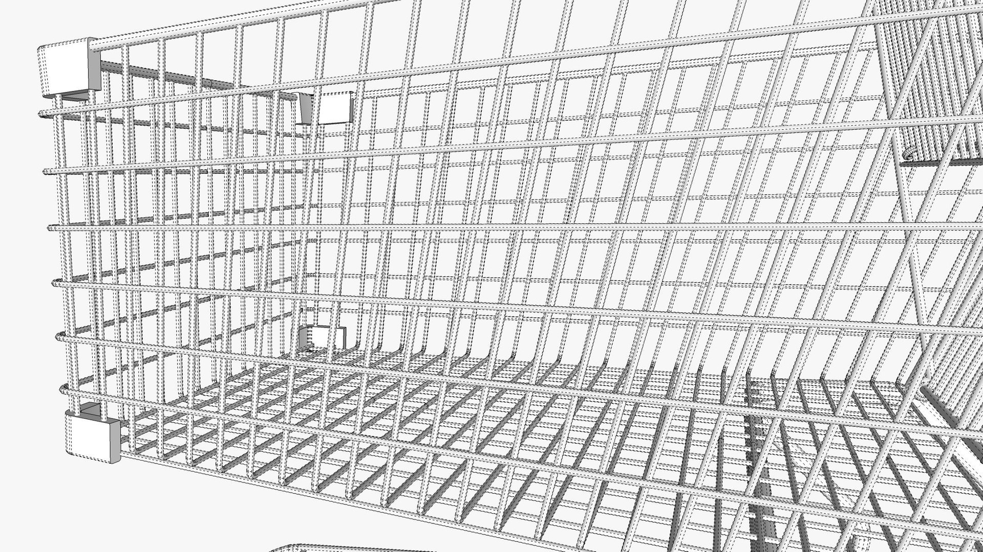 3D Shopping Cart Model - TurboSquid 2260284