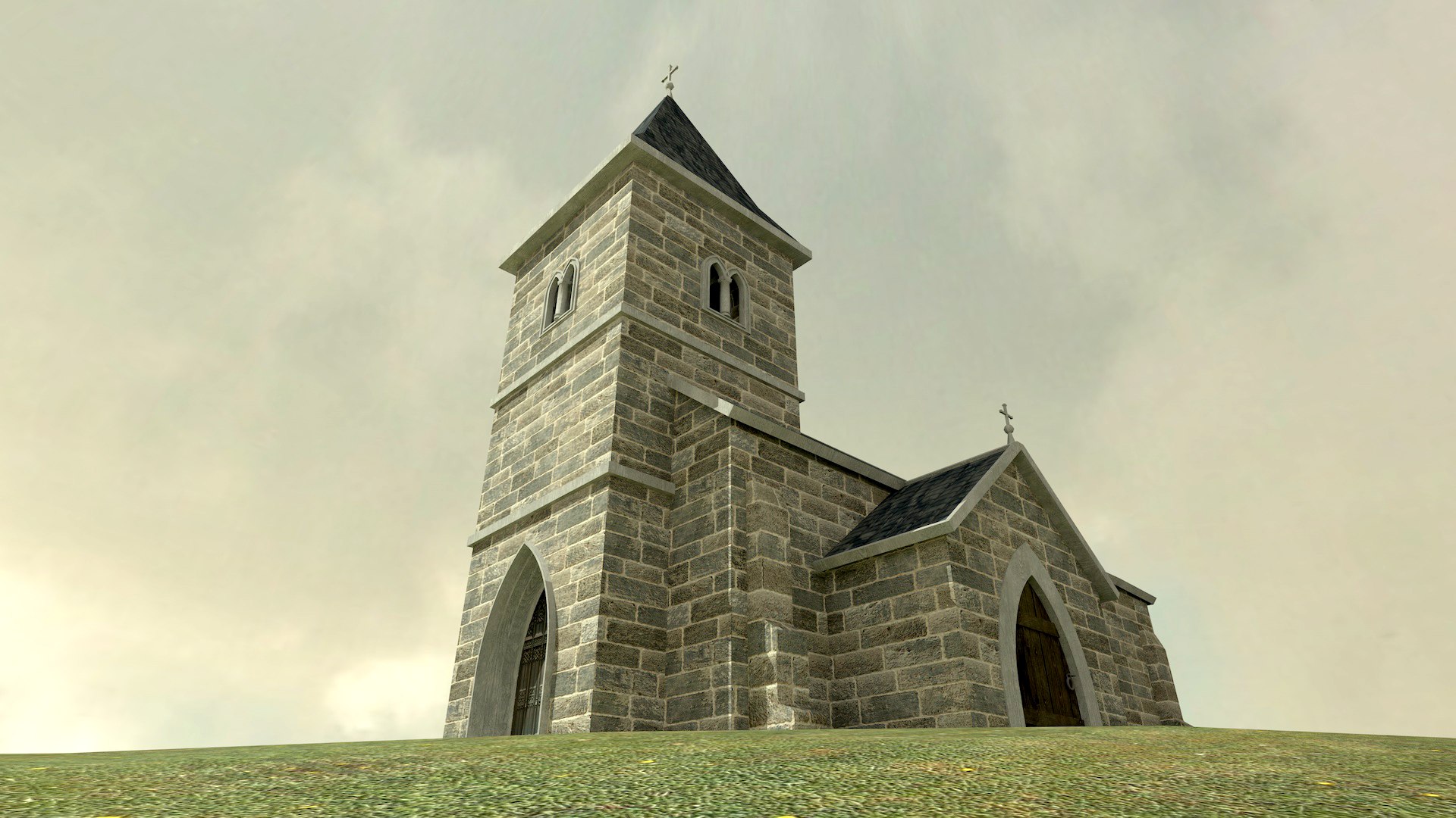 3ds Medieval Gothic Chapel