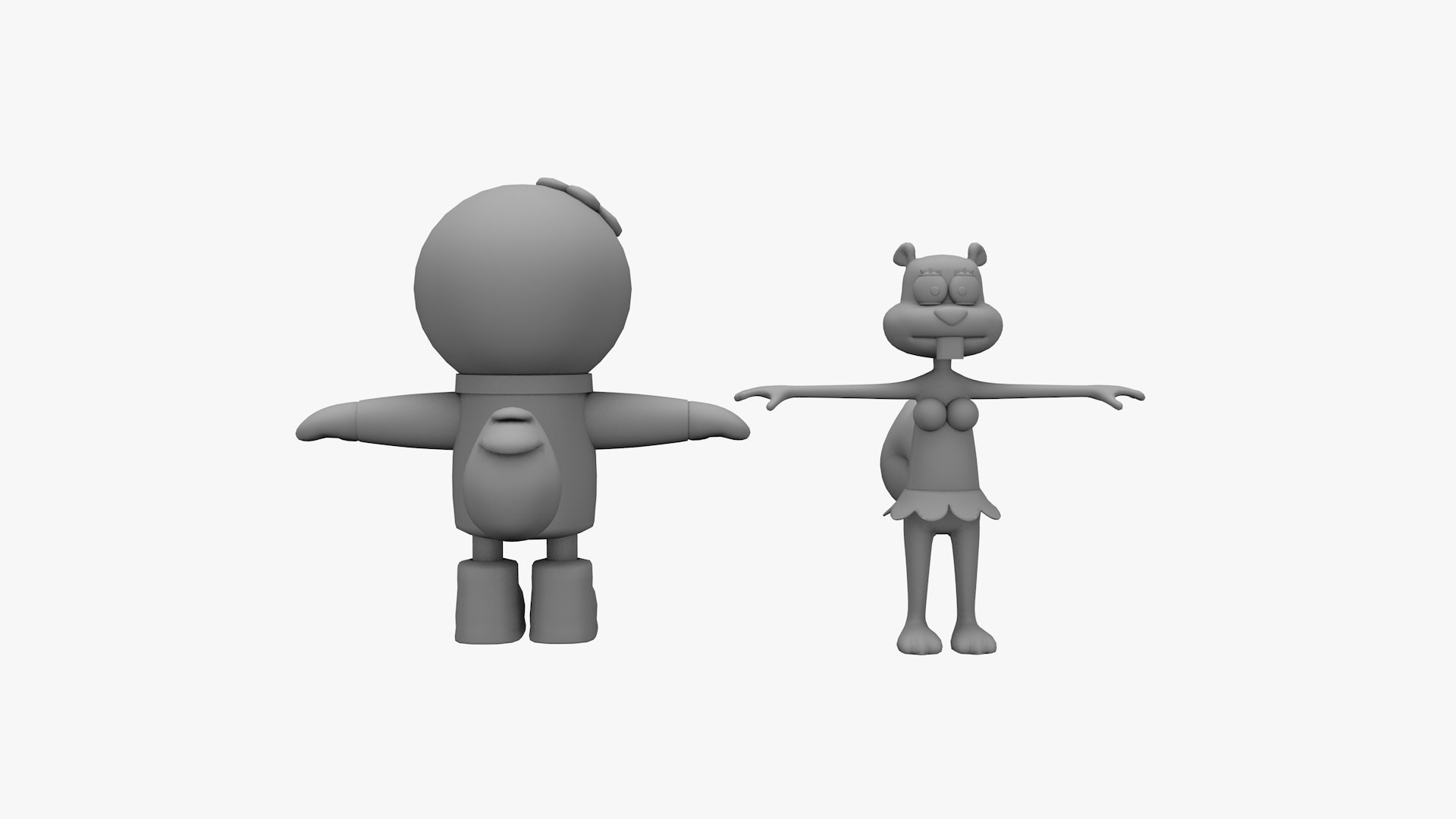 3D Sandy Cheeks Model - TurboSquid 2385829