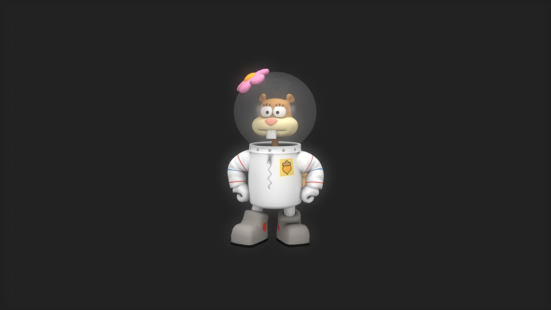 3D Sandy Cheeks Model - TurboSquid 2385829