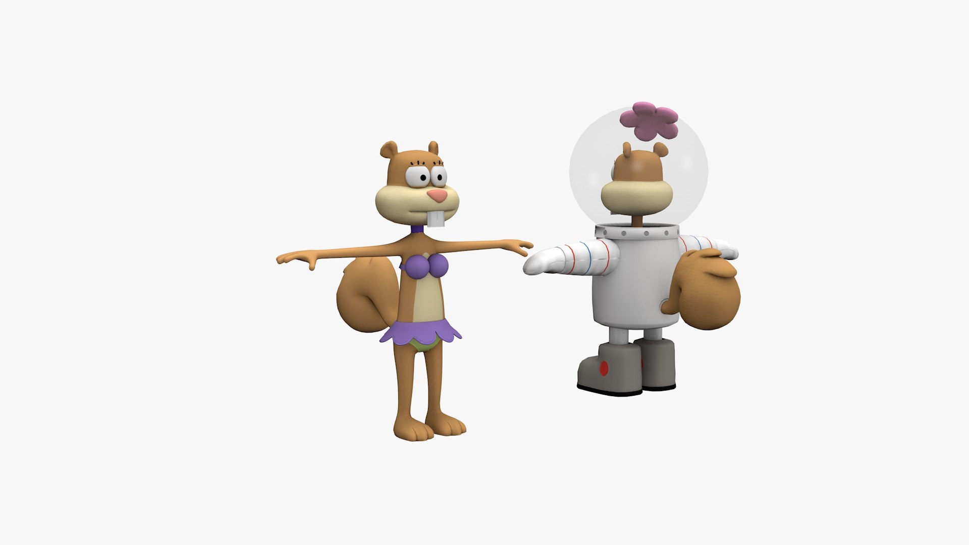 3D Sandy Cheeks Model - TurboSquid 2385829