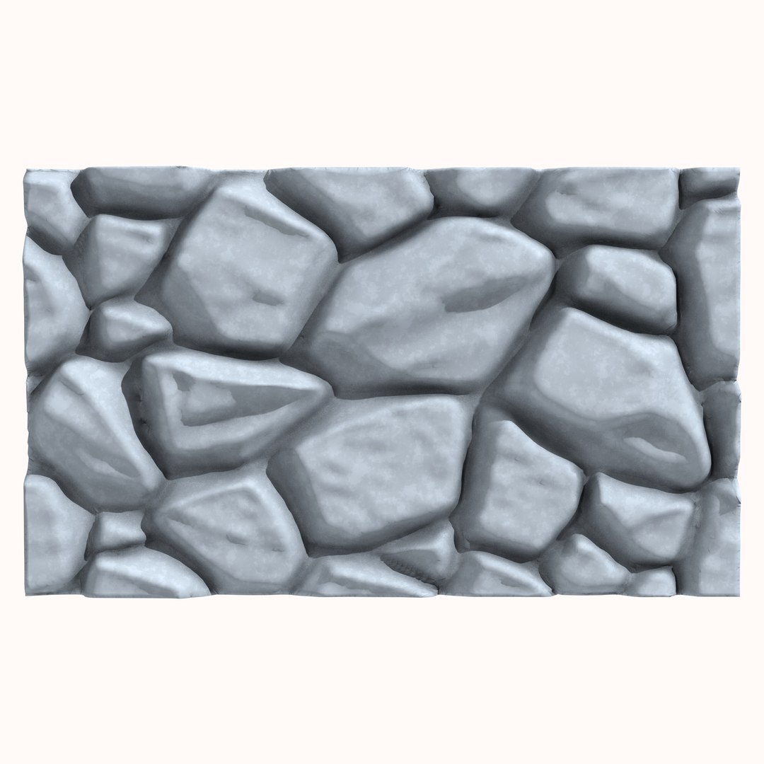 3D Stone Walls - 6 Models Asset_02 Model - TurboSquid 2416501