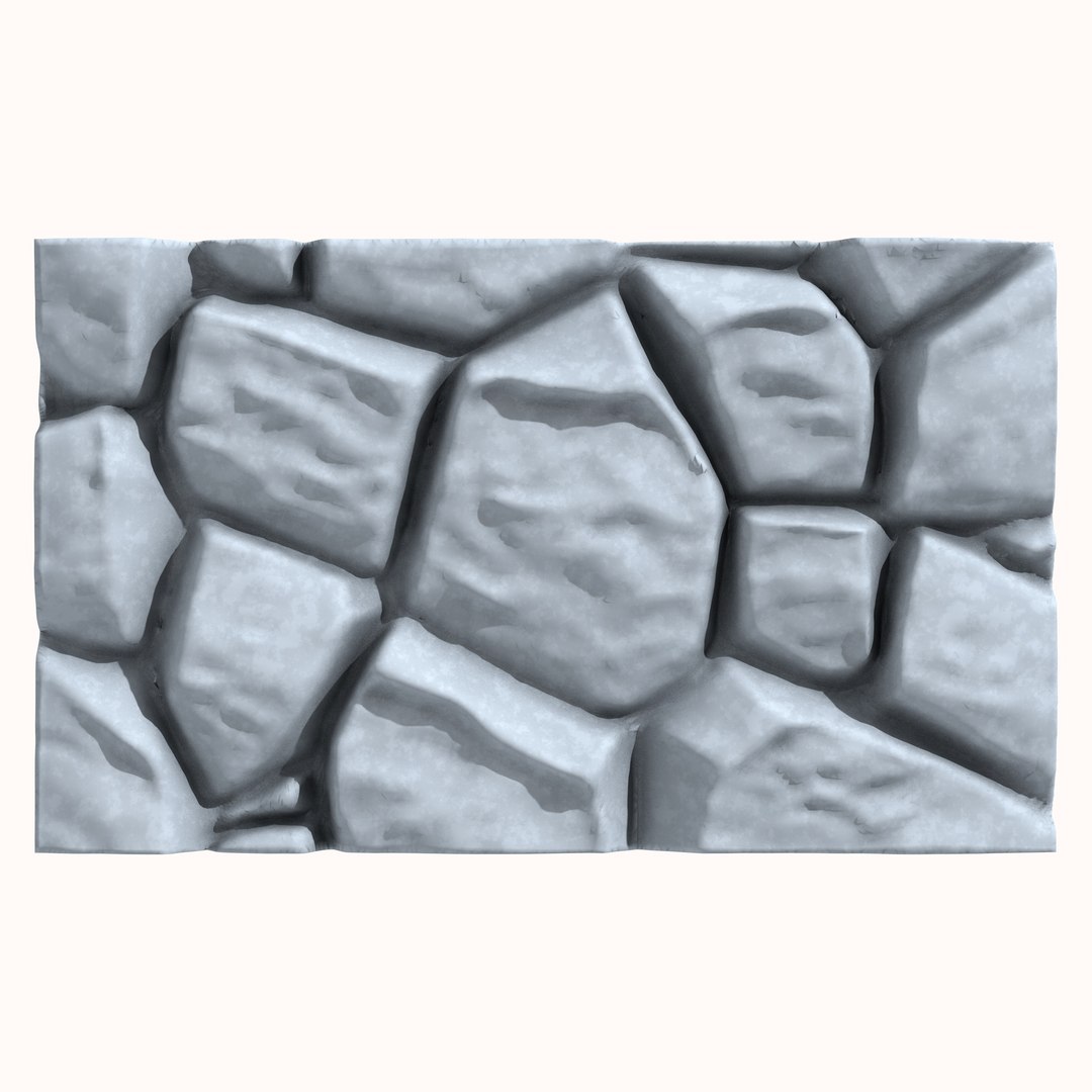 3D Stone Walls - 6 Models Asset_02 Model - TurboSquid 2416501