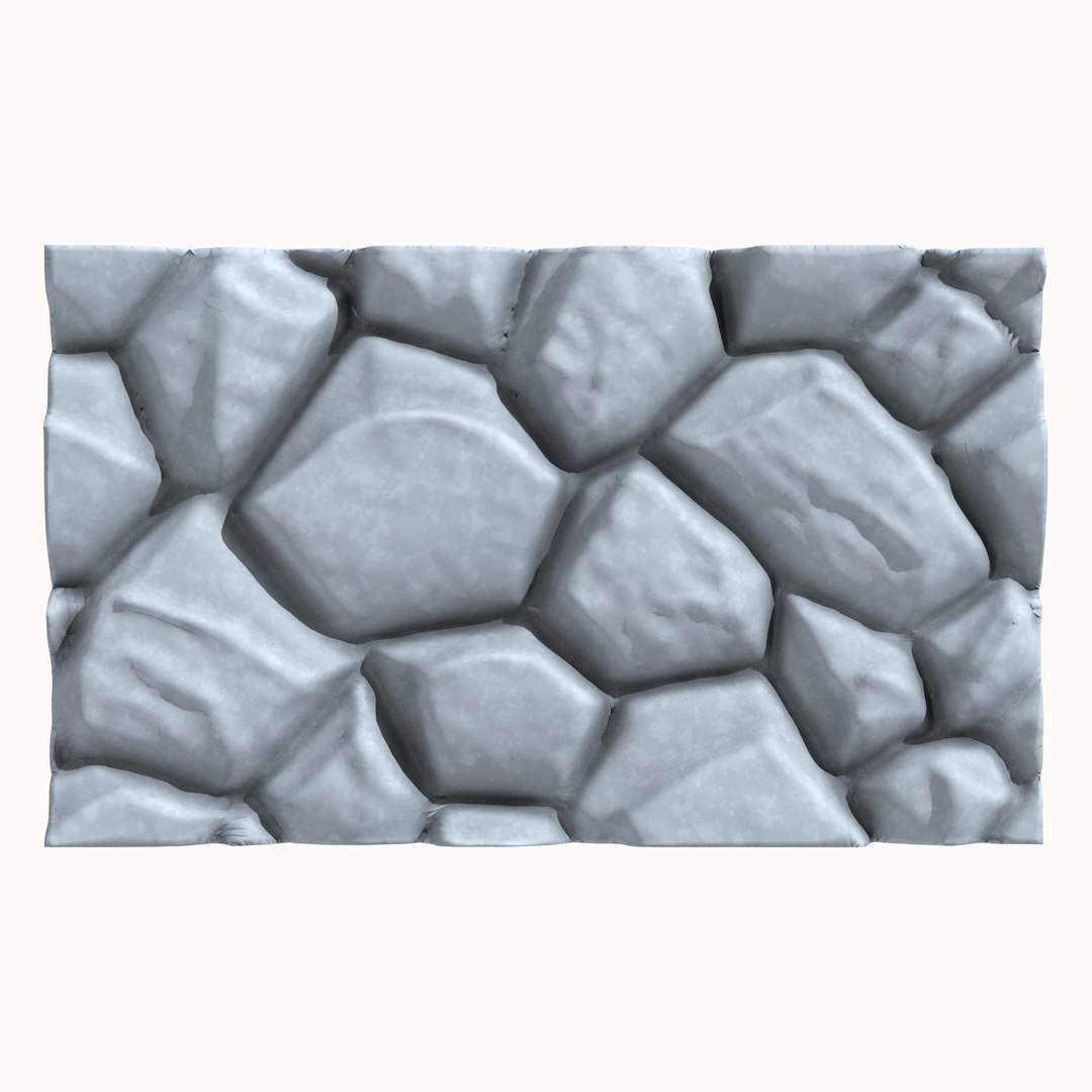 3D Stone Walls - 6 Models Asset_02 Model - TurboSquid 2416501