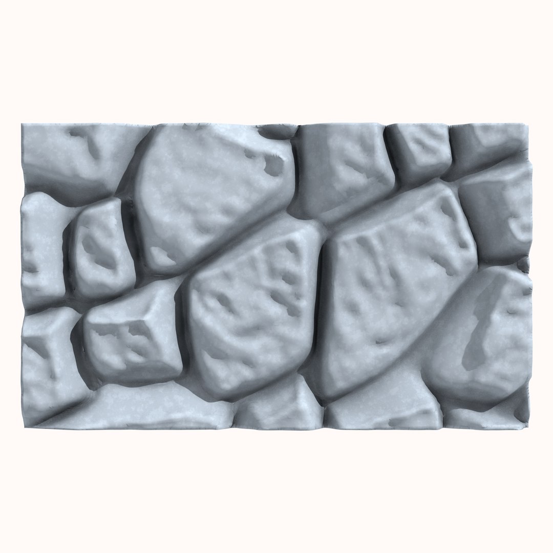 3D Stone Walls - 6 Models Asset_02 Model - TurboSquid 2416501