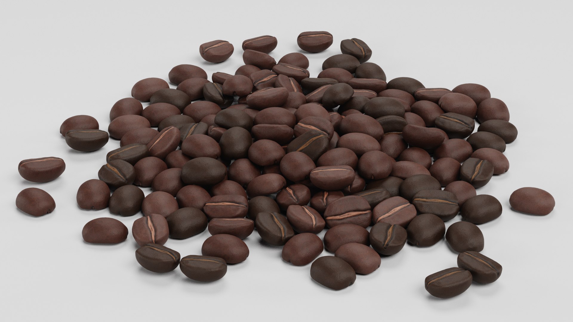 Coffee Beans 3D Model - TurboSquid 1777856