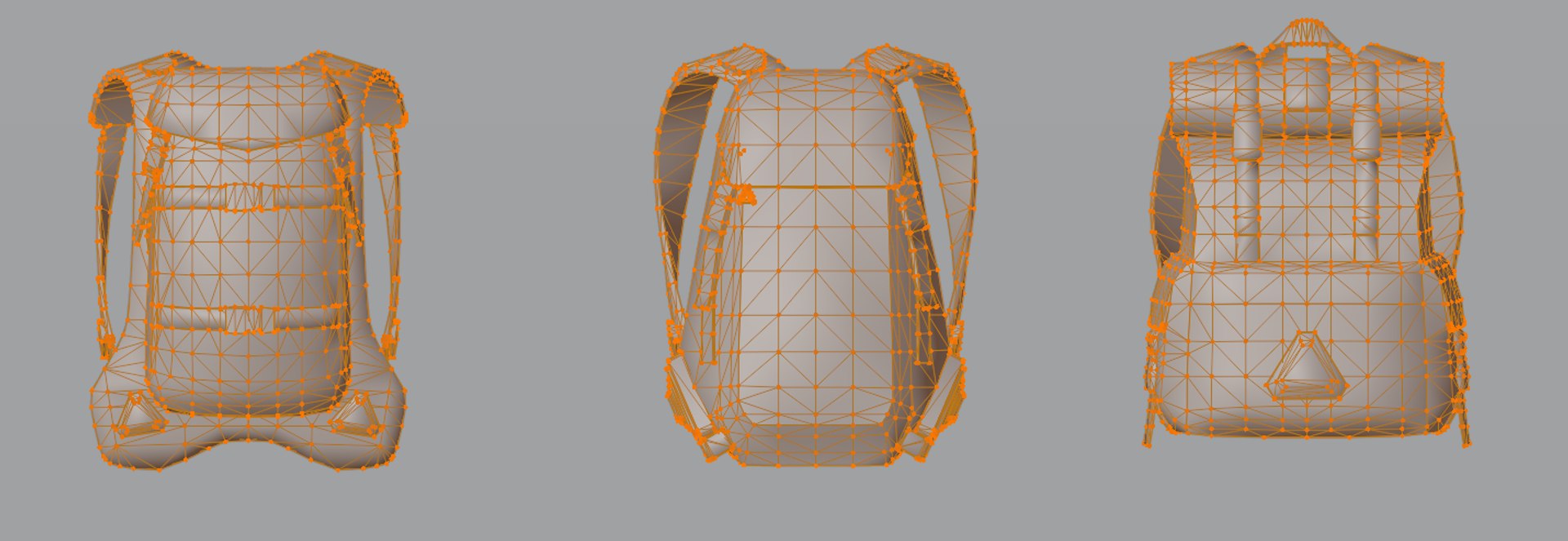 Bag 3x Techno Sensation BackPack 3D model - TurboSquid 2148521