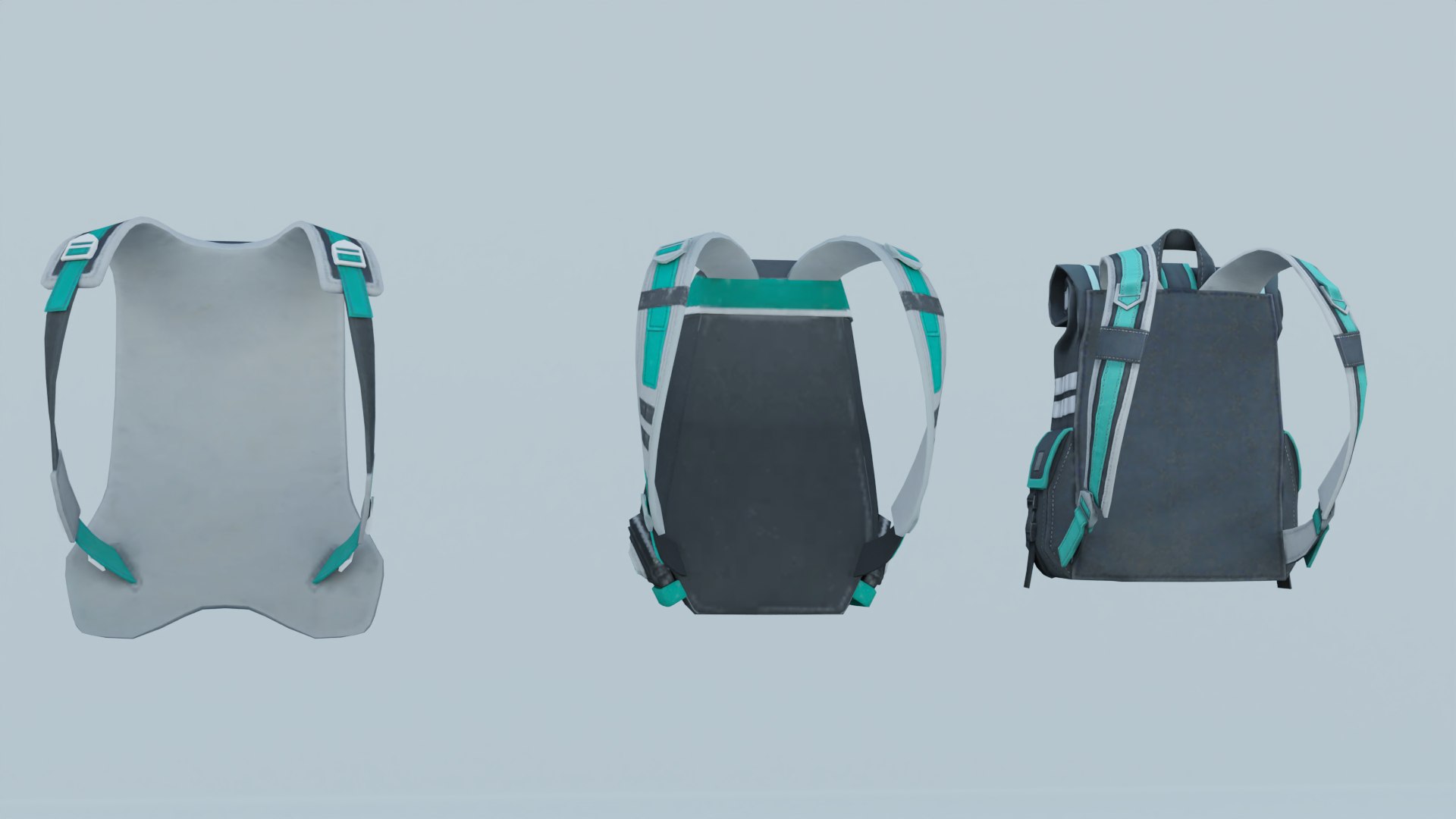 Bag 3x Techno Sensation BackPack 3D model - TurboSquid 2148521