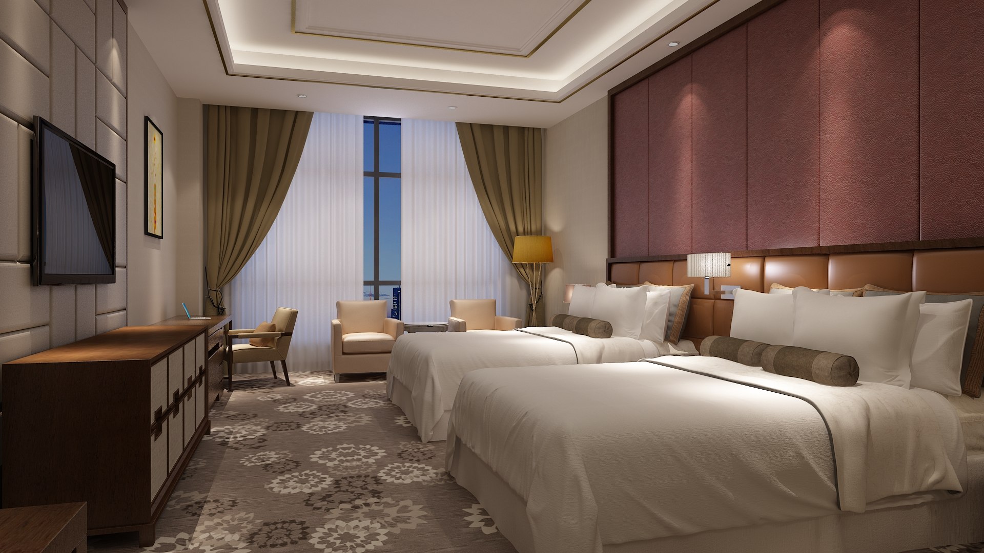 Hotel Room 07 Model - TurboSquid 2160670