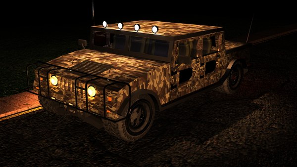 military hummer obj
