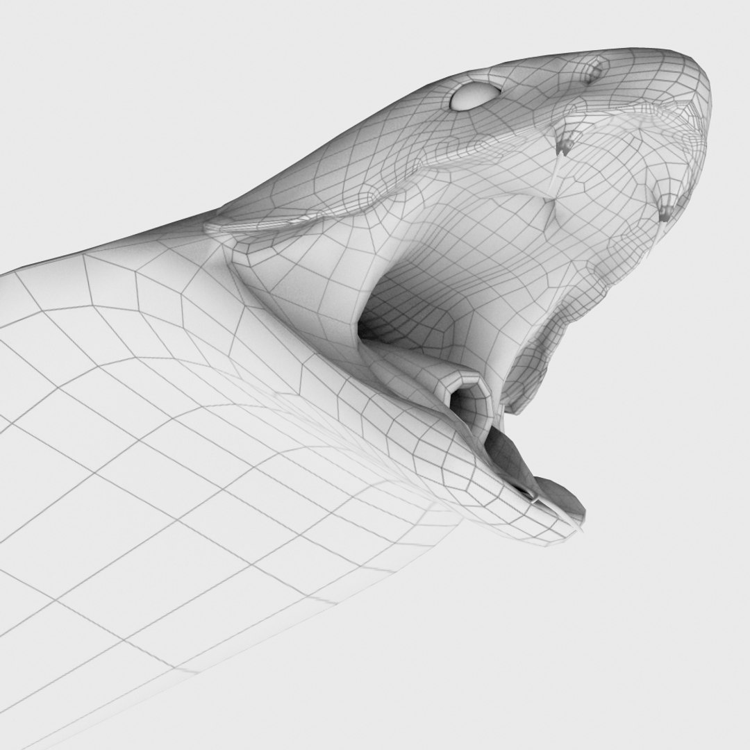 King Cobra Snake Scale 3d Model