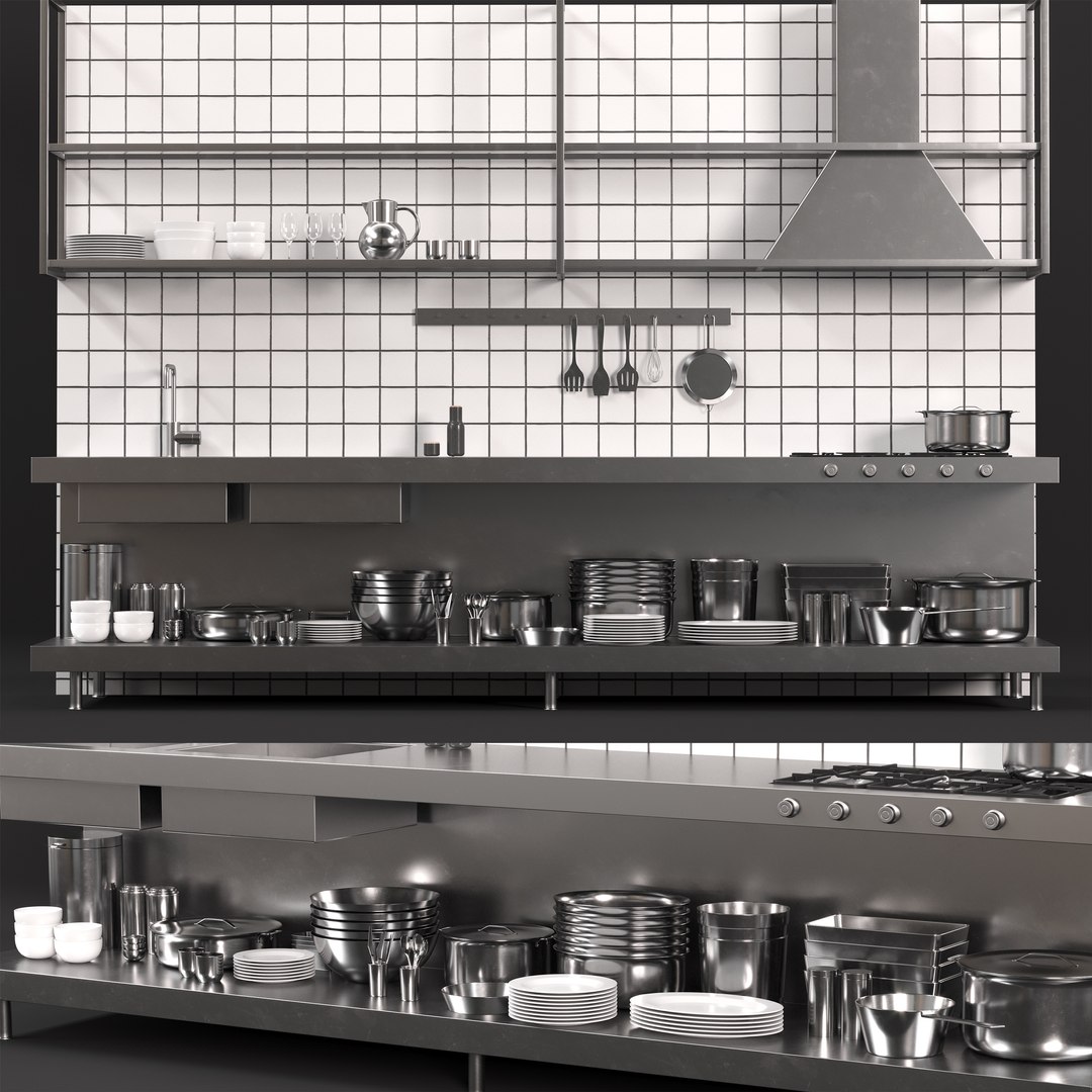 3D Kitchen Equipment 01 - TurboSquid 1942902