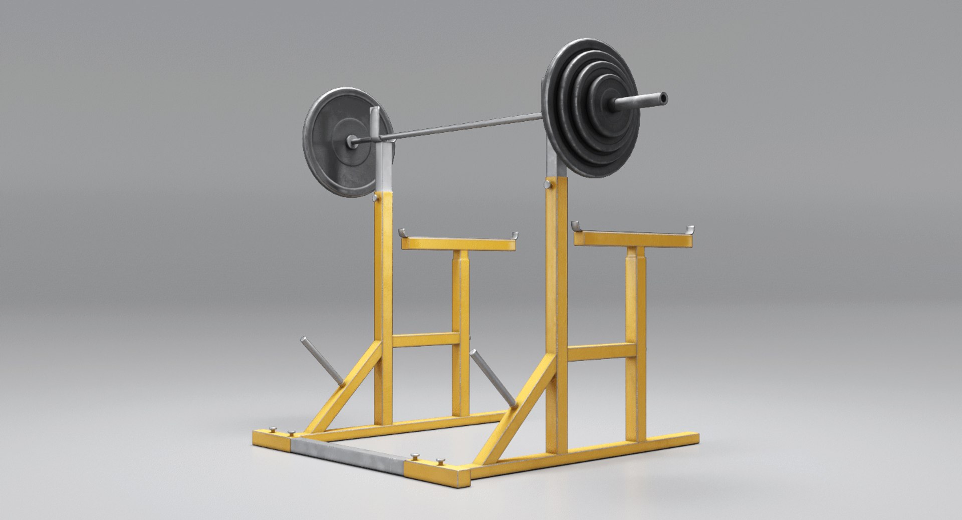 Barbell Stand Model - TurboSquid 1293178