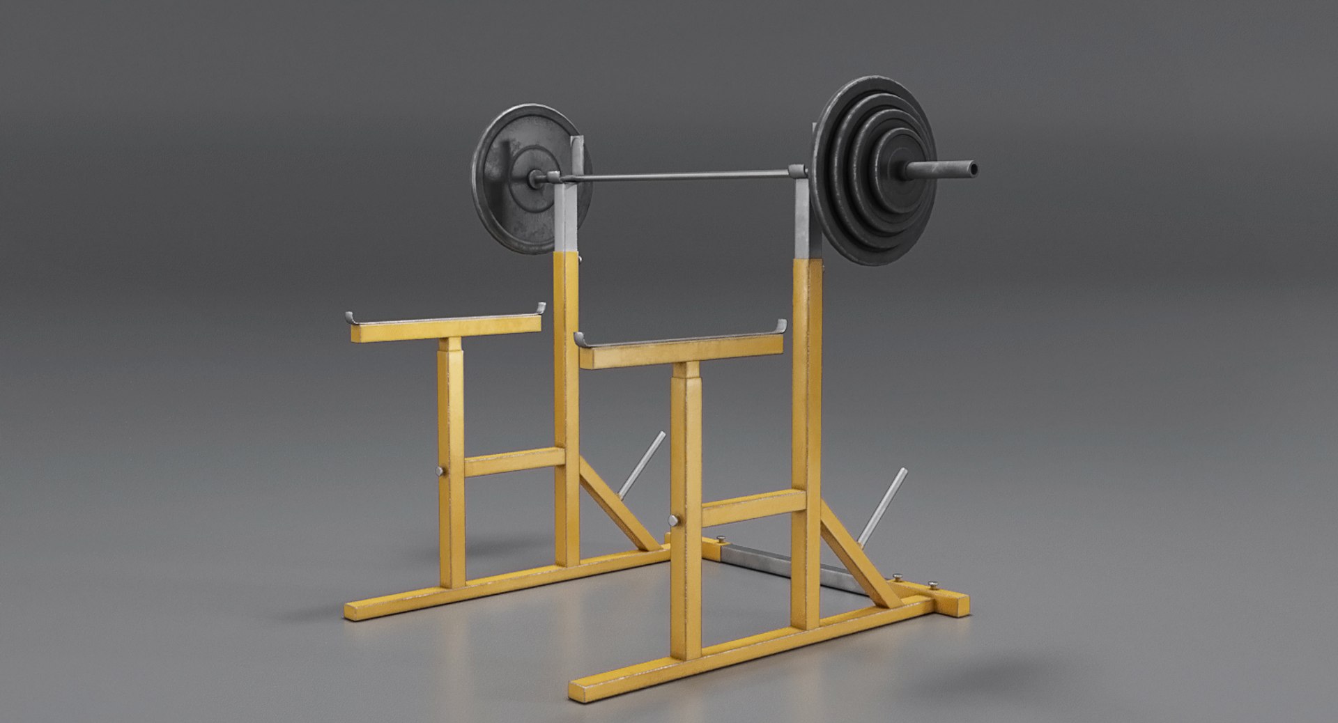 Barbell Stand Model - TurboSquid 1293178