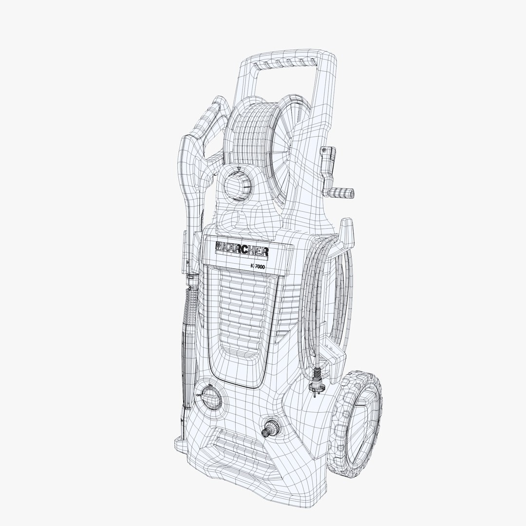 Electric Pressure Washer 3d Model