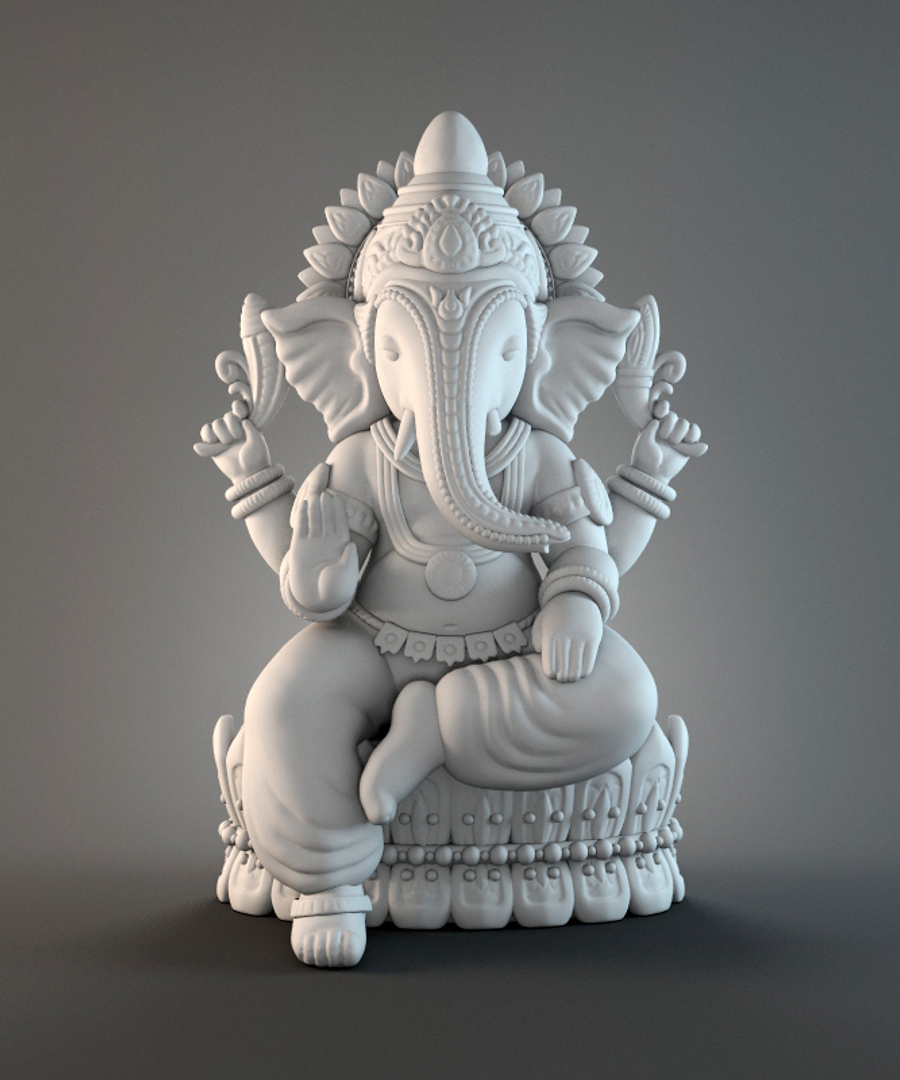 3d Ganesh Hindu Model