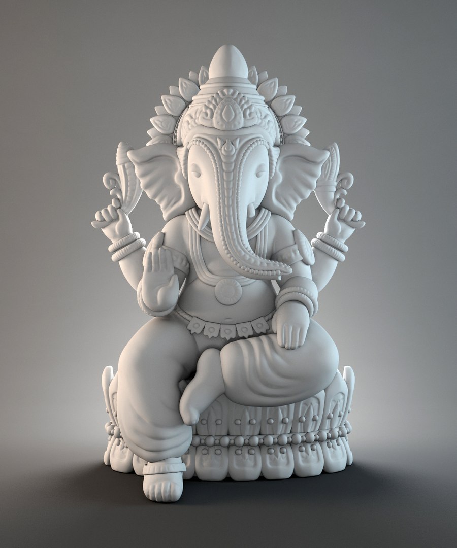 3d Ganesh Hindu Model
