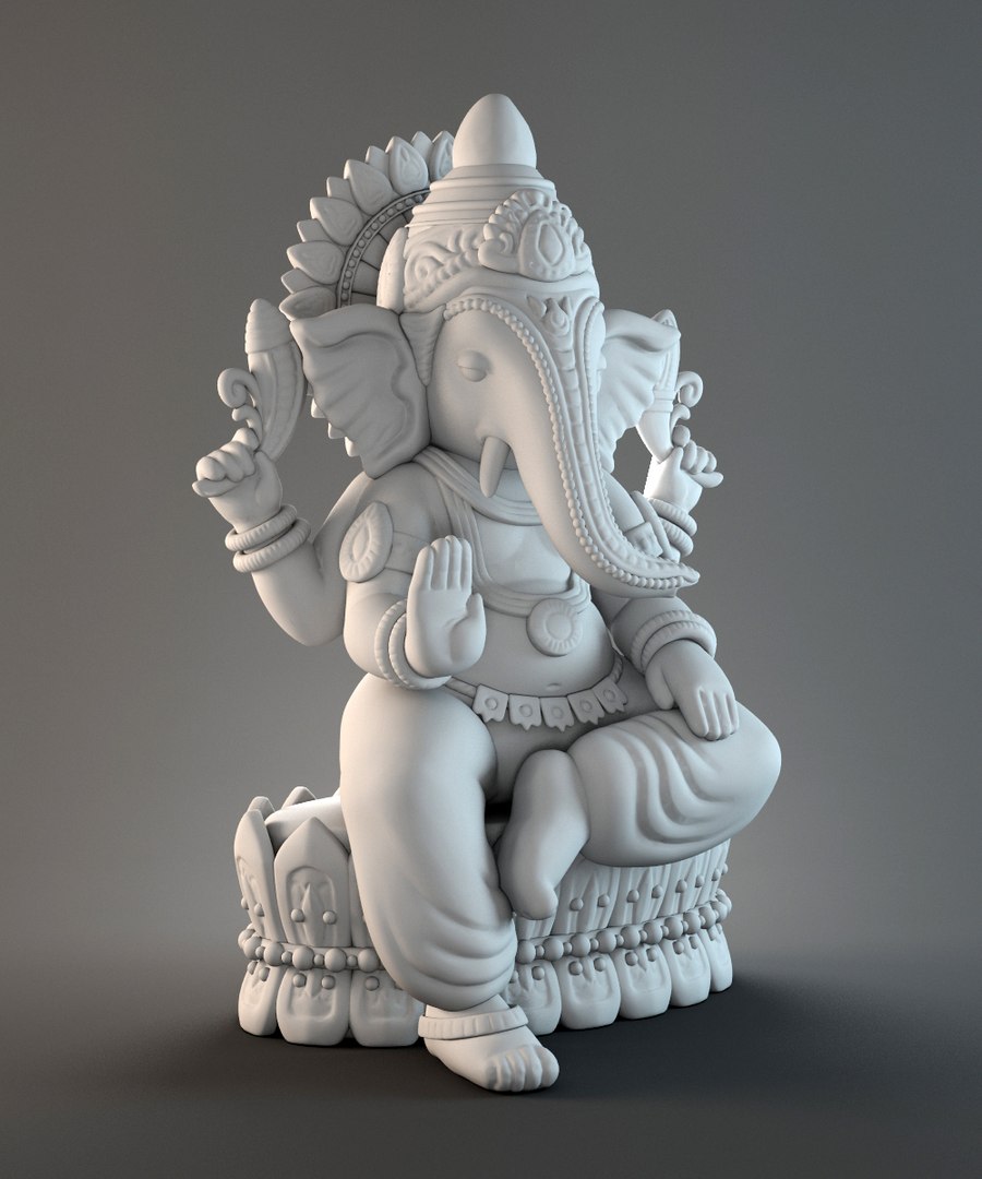 3d Ganesh Hindu Model