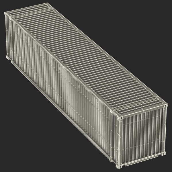 3d model 45 ft cube container