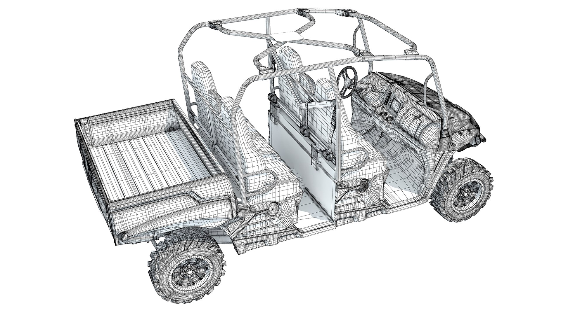 UTV Utility Vehicle Model - TurboSquid 1816640