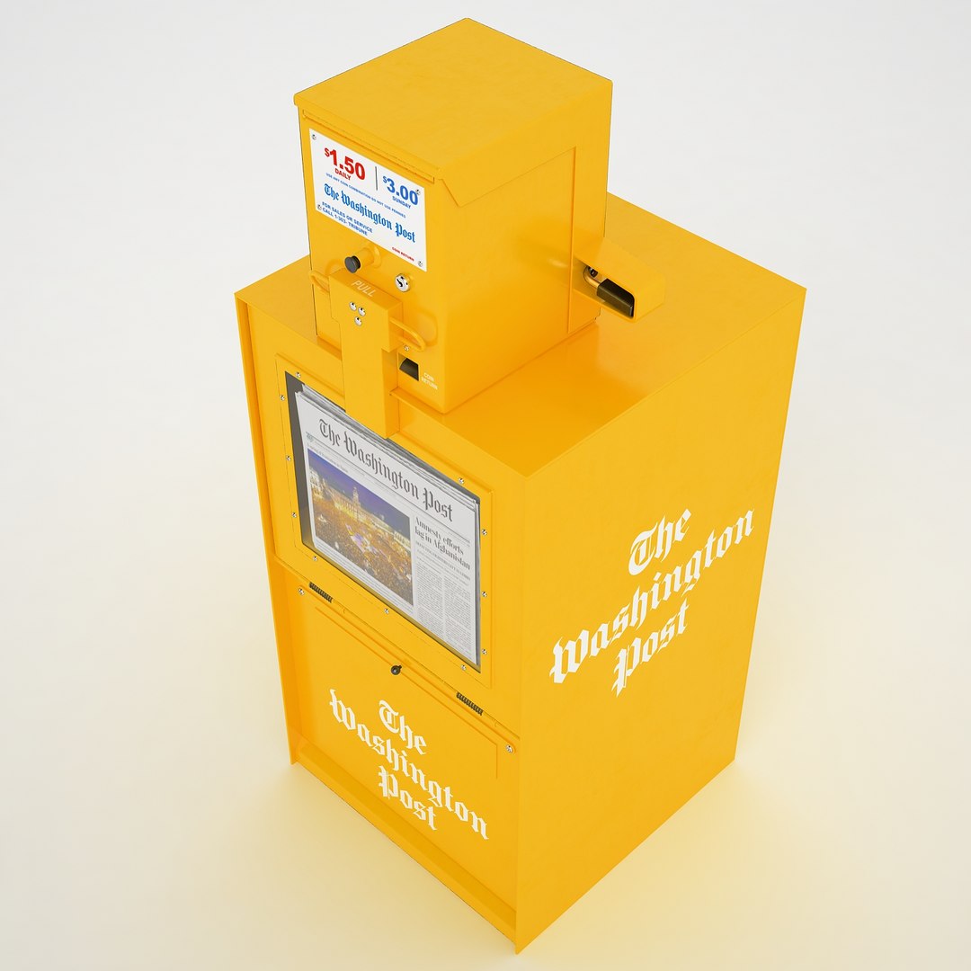 Newspaper Box 3d Max