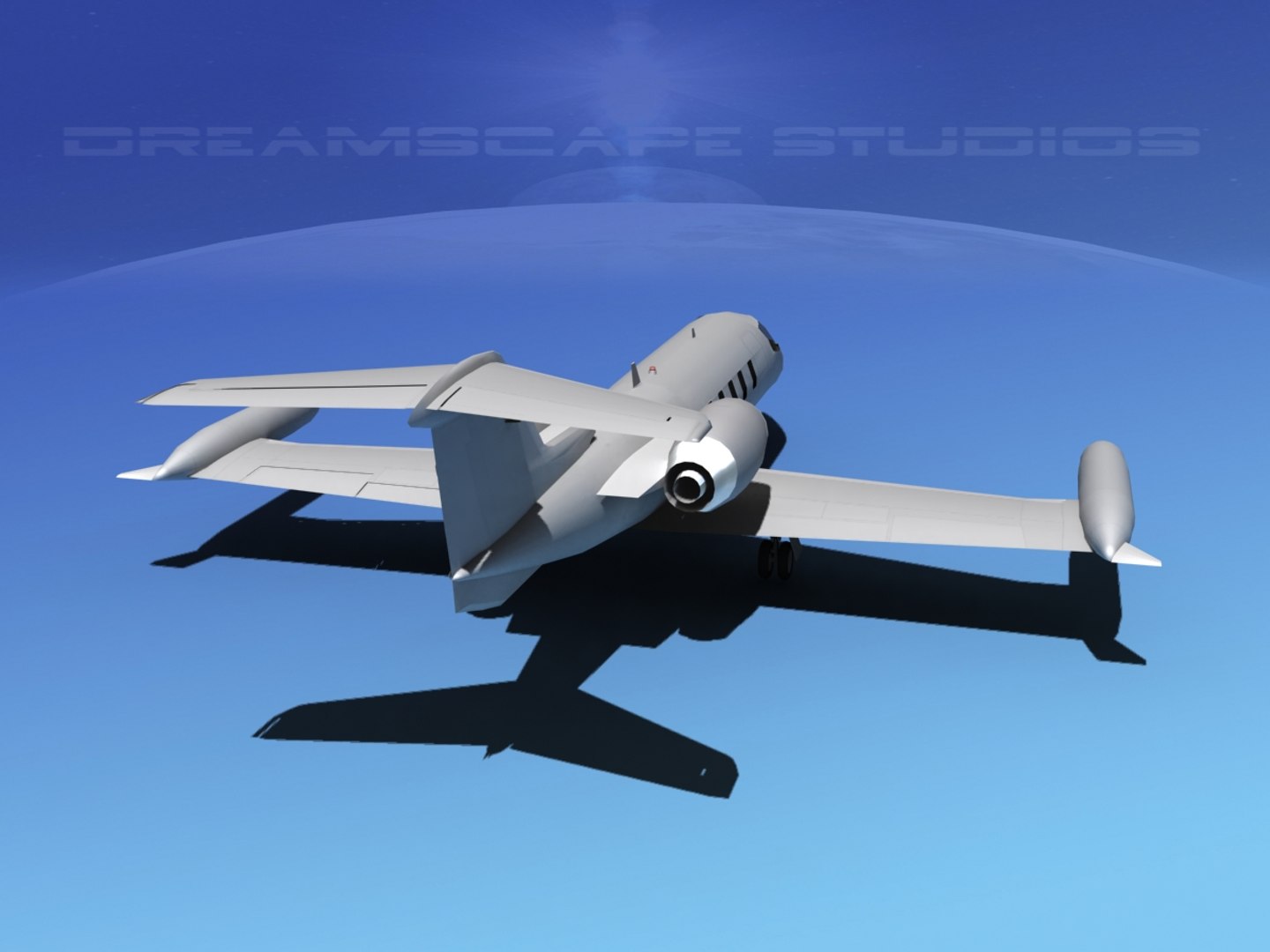 3d Learjet 35 Model