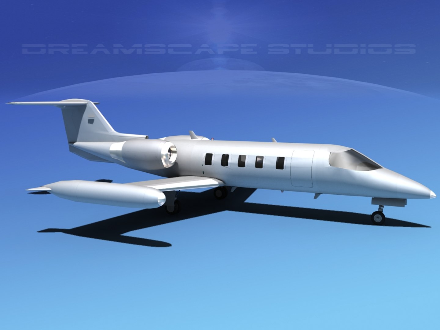 3d Learjet 35 Model
