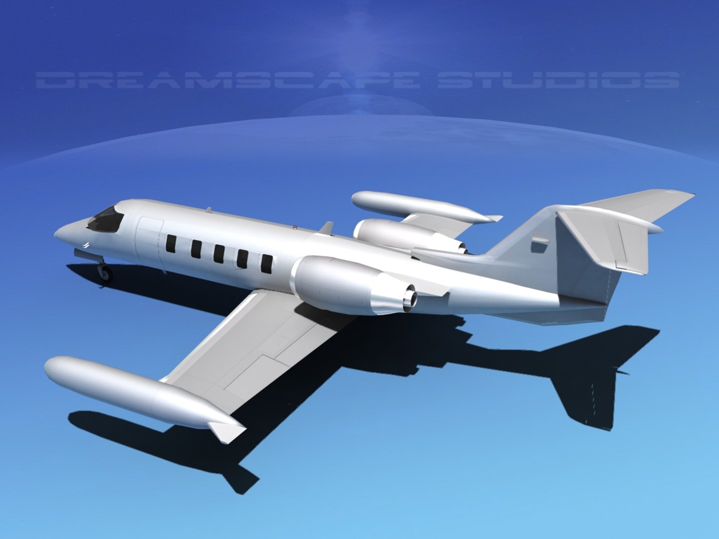 3d Learjet 35 Model