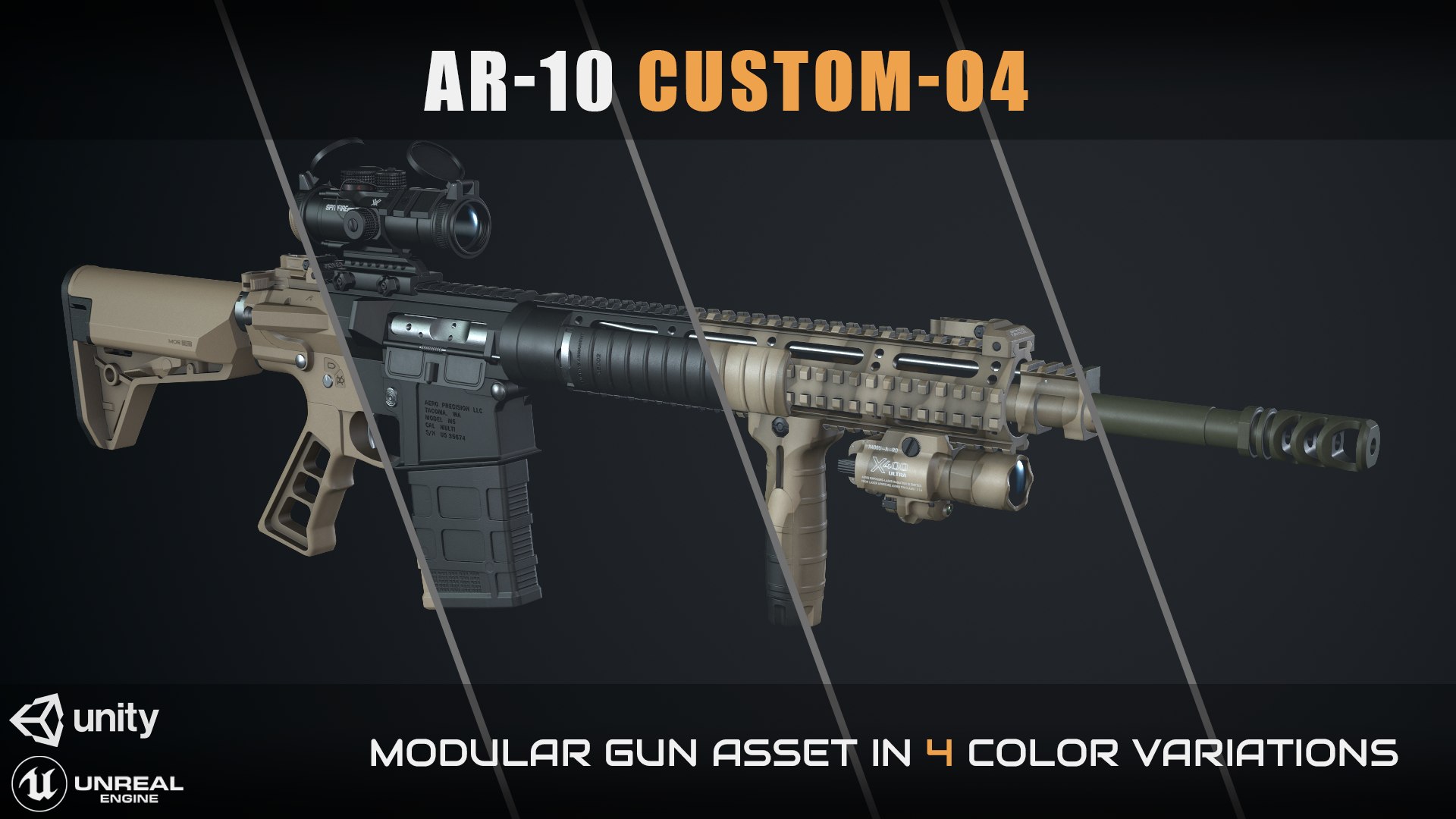 3D Model AR-10 Custom-04 - TurboSquid 1884346