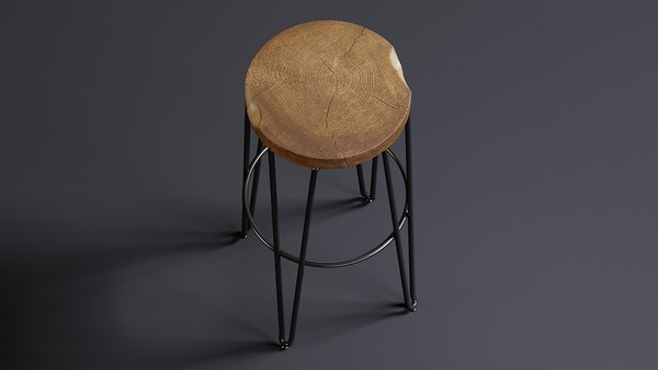 3D model realistic bar stool collections - TurboSquid 1545813