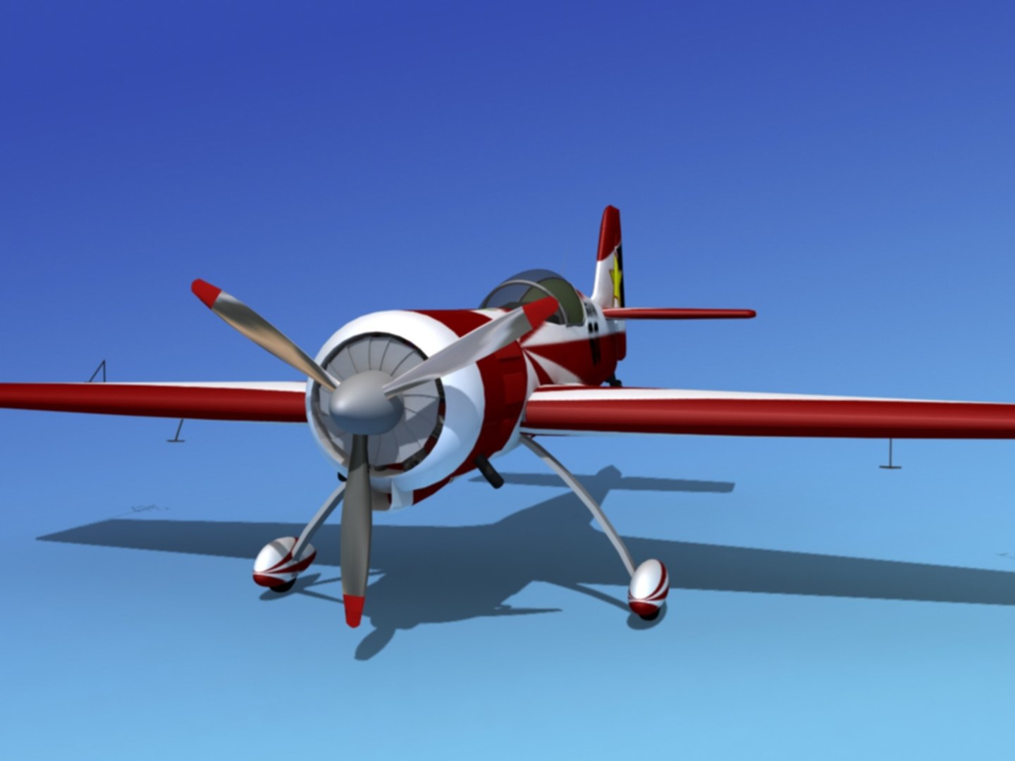 3d sukhoi su-26 aerobatics