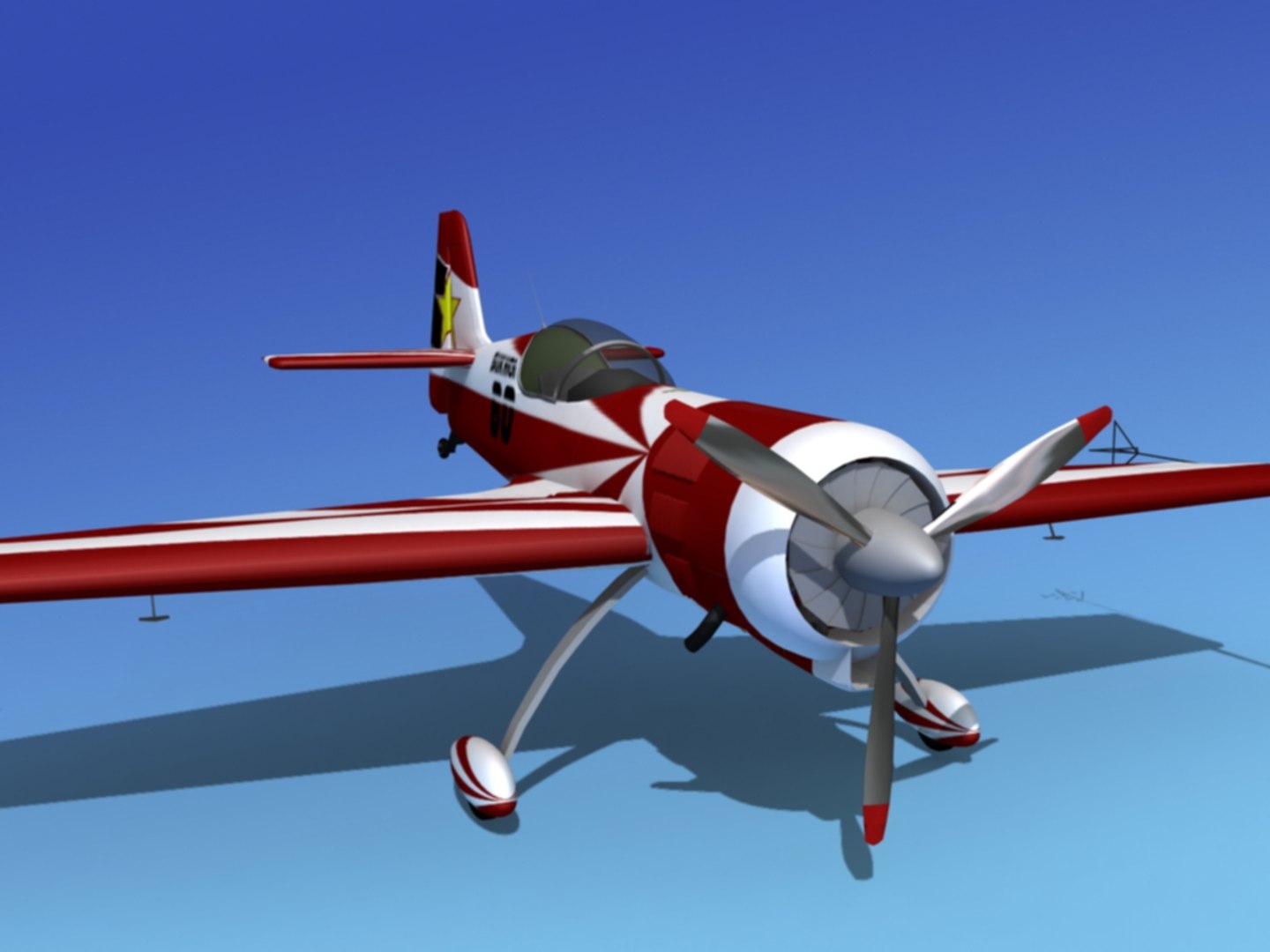 3d sukhoi su-26 aerobatics