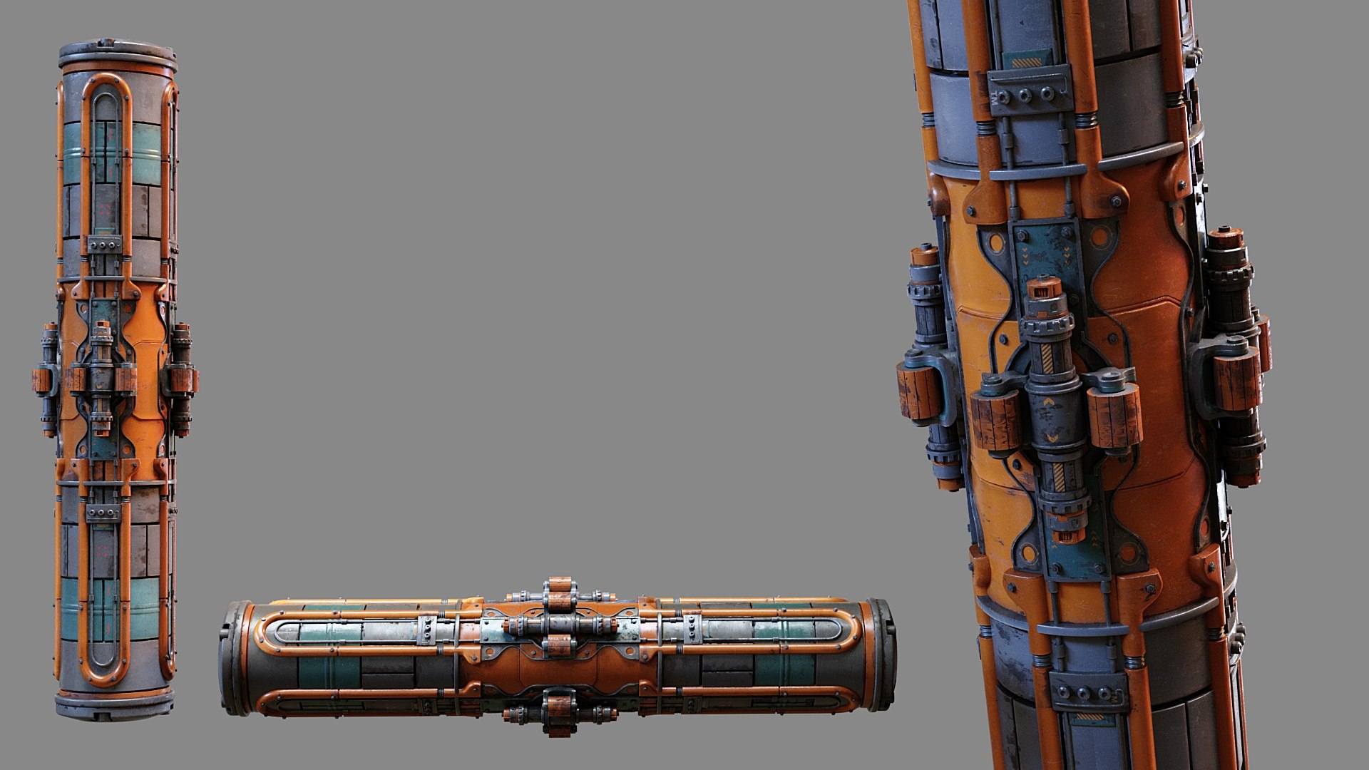 Scifi Pipe 3D Model - TurboSquid 2298004