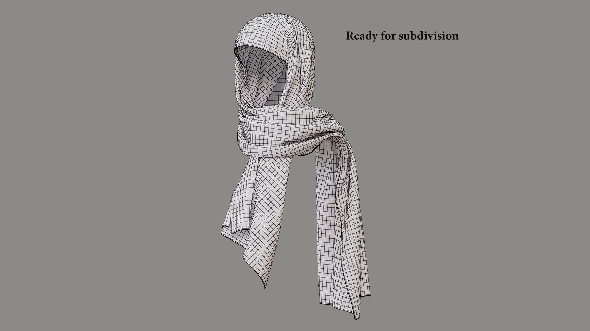 Long Shawl 3D - TurboSquid 2174627