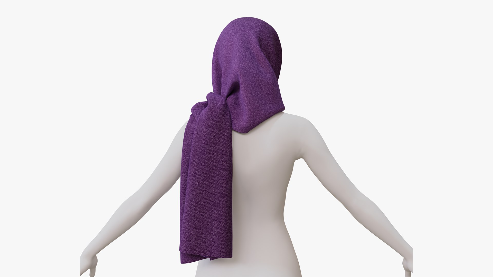 Long Shawl 3D - TurboSquid 2174627
