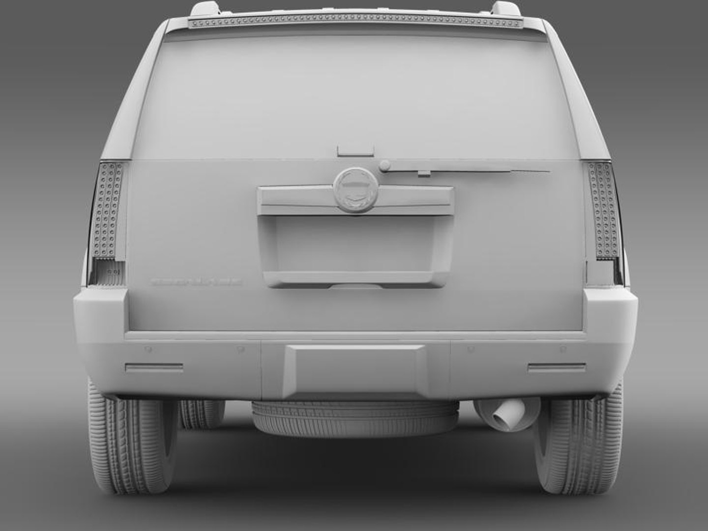 3d cadillac escalade european version