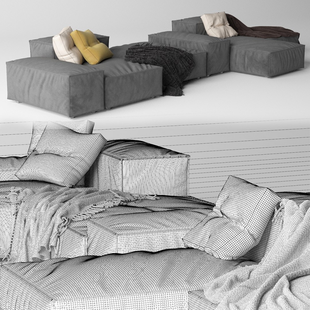 Living Divani Extrasoft - 3D Model - TurboSquid 1451219