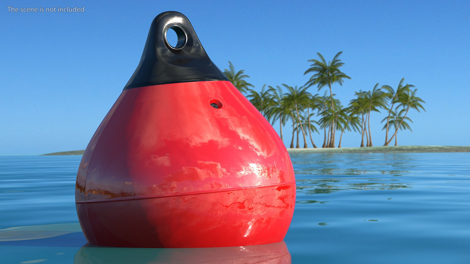 3D Model All Purpose Buoy A4 Red - TurboSquid 2089627