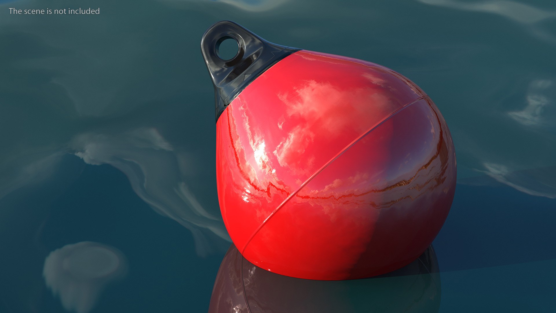 3D Model All Purpose Buoy A4 Red - TurboSquid 2089627