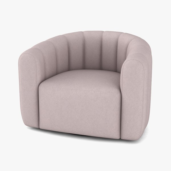 modelo 3d CB2 Fitz Chair - TurboSquid 2058862